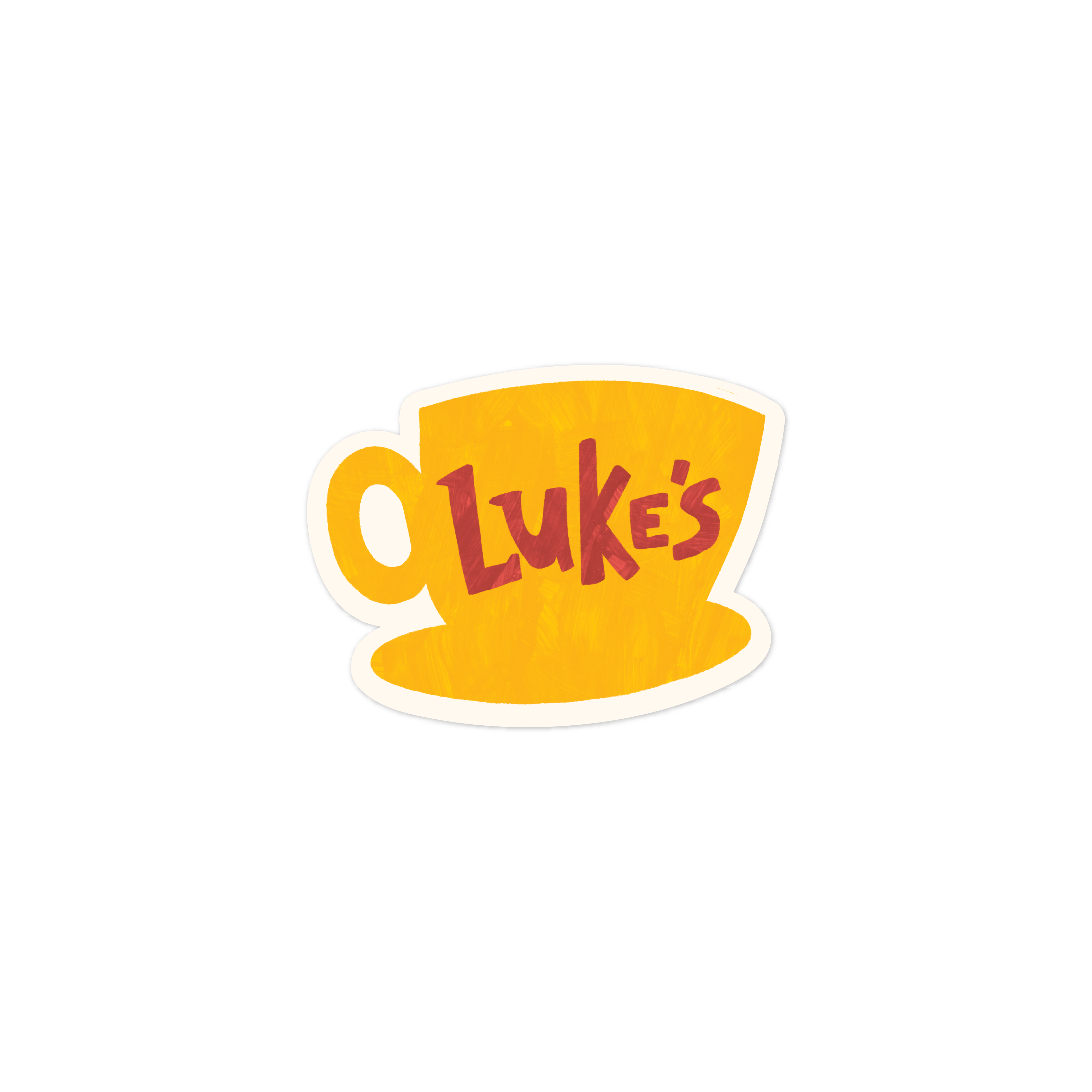 Lukes Diner Vinyl Sticker – Little Sisters Studio